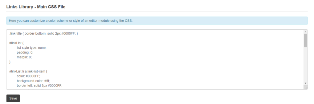 Links Library – Siberian CMS Module | WebVista | Siberian CMS Store