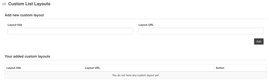 How to upload add-on custom list layouts | WebVista | Siberian CMS Store
