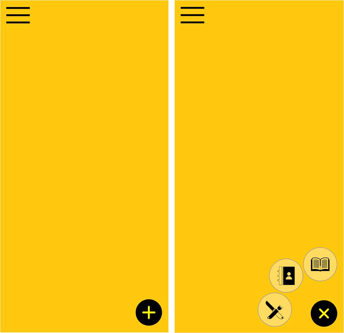 FAB Menu-3 Layout | WebVista | Siberian CMS Store