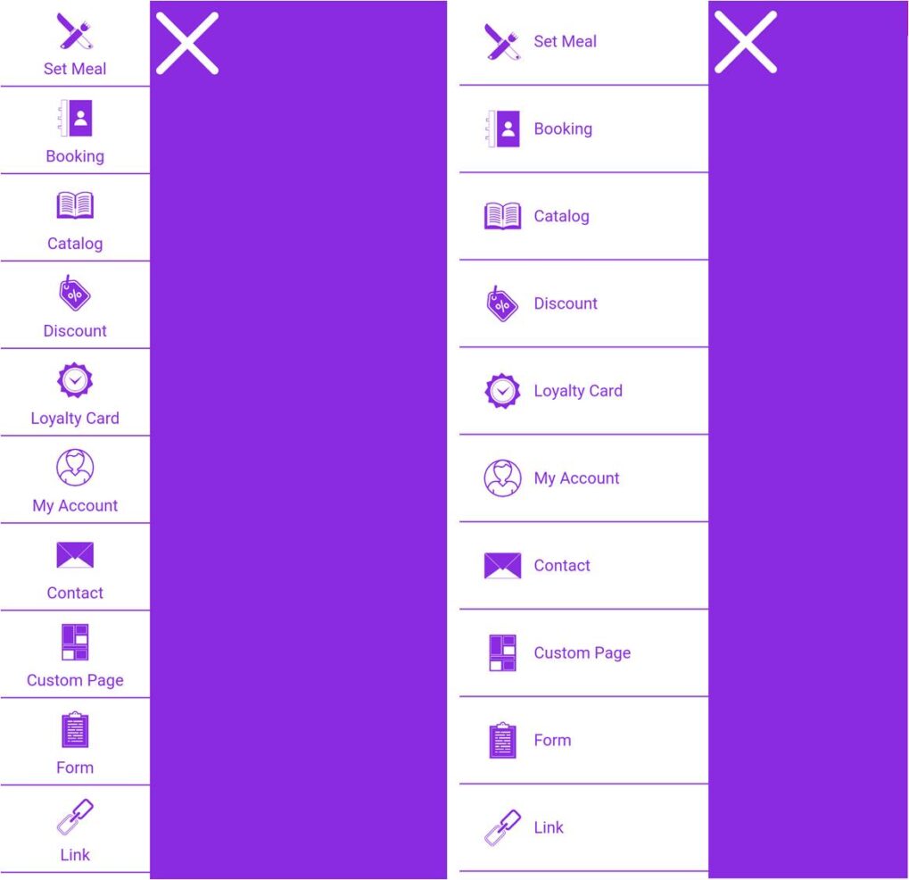 FAB Menu-4 Layout | WebVista | Siberian CMS Store