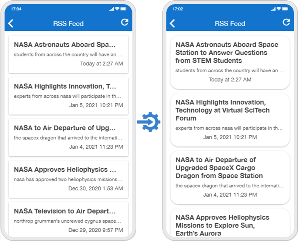 CSS Template-1 for RSS Feed | WebVista | Siberian CMS Store