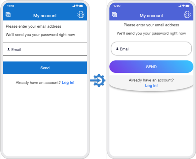 CSS Template-1 for My Account | WebVista | Siberian CMS Store