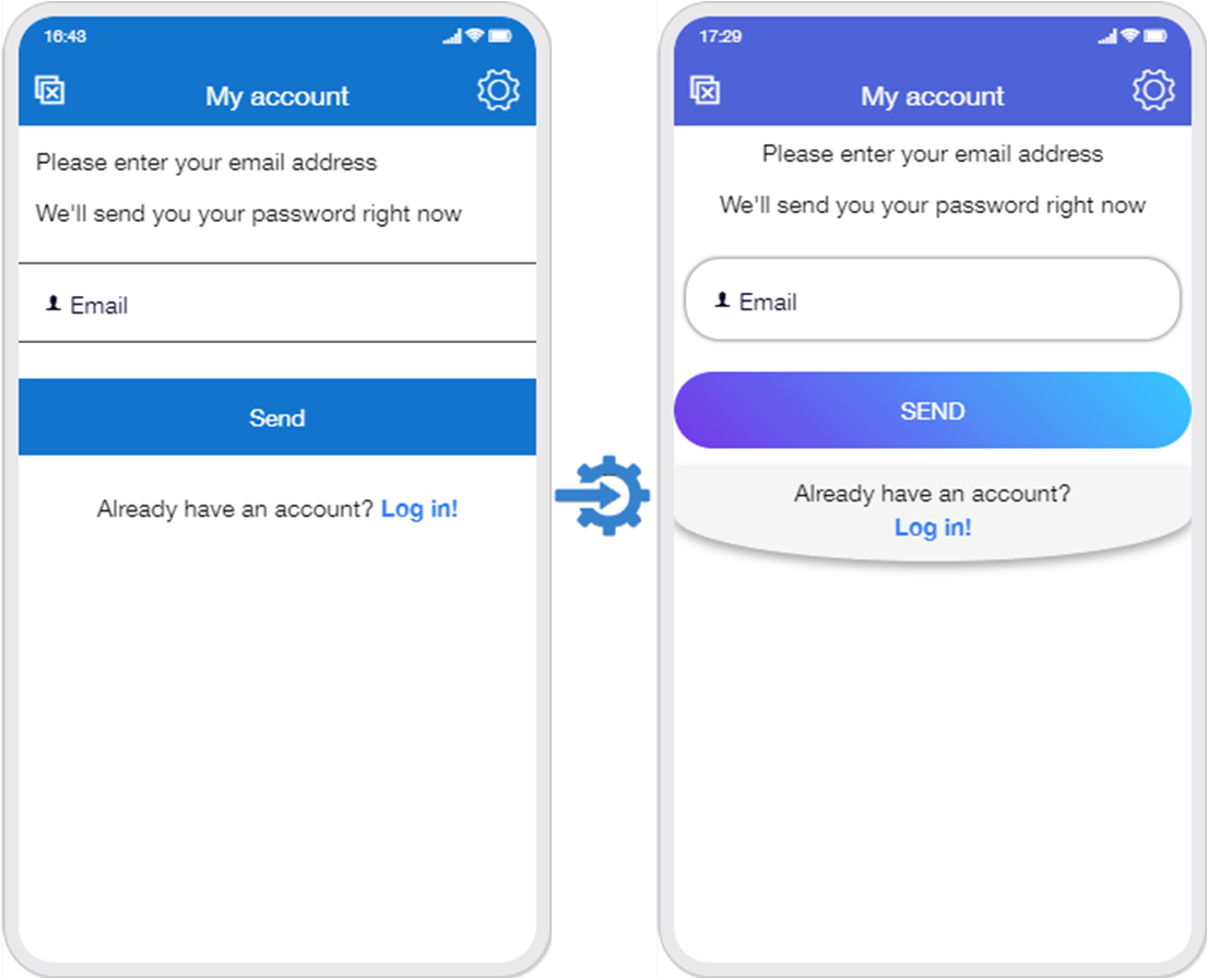 CSS Template-1 for My Account | WebVista | Siberian CMS Store