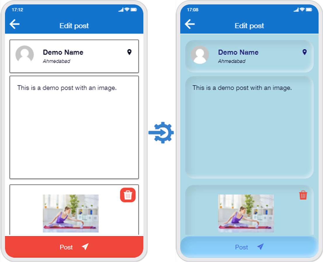 CSS Template-1 for Social Wall | WebVista | Siberian CMS Store
