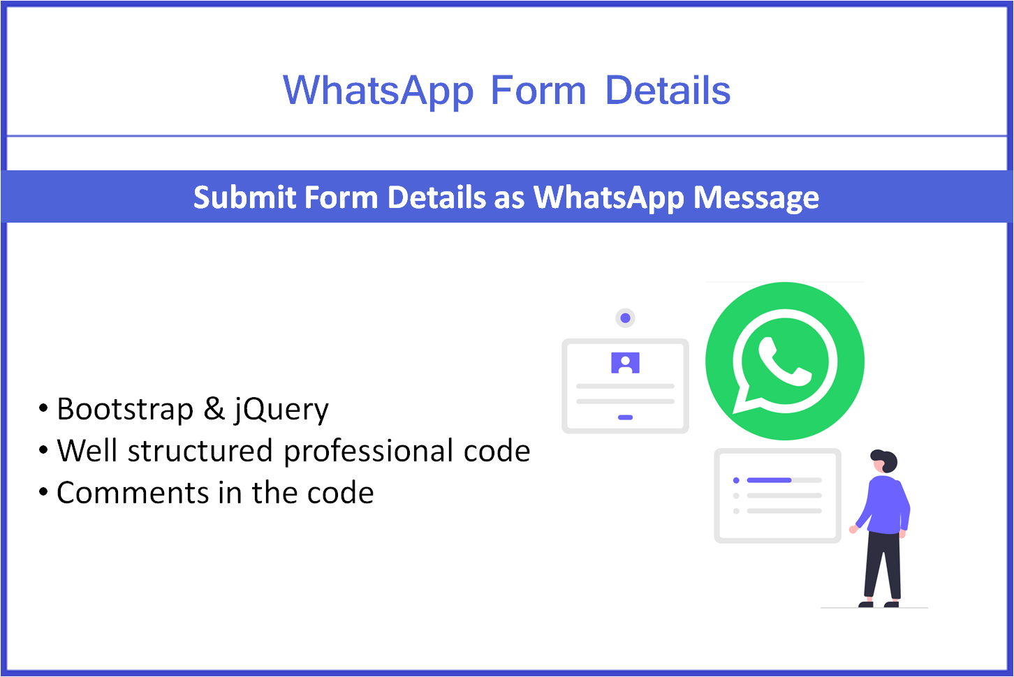 WhatsApp Form Details | WebVista | Siberian CMS Store