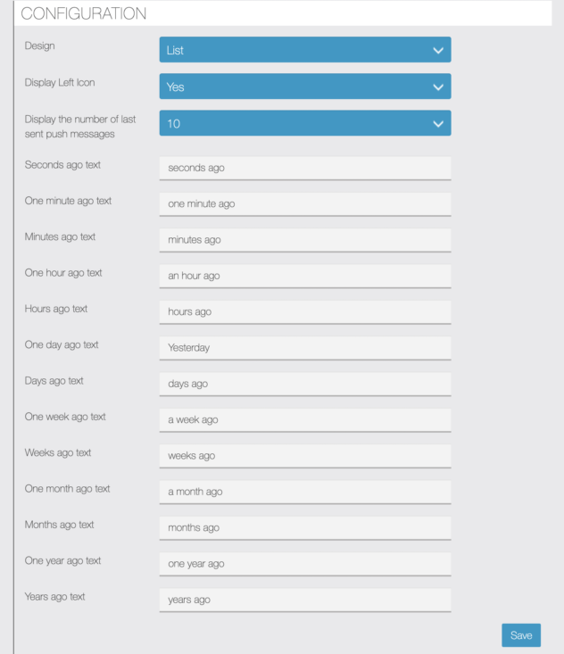 Add-on: PWA Push List Module | WebVista | Siberian CMS Store